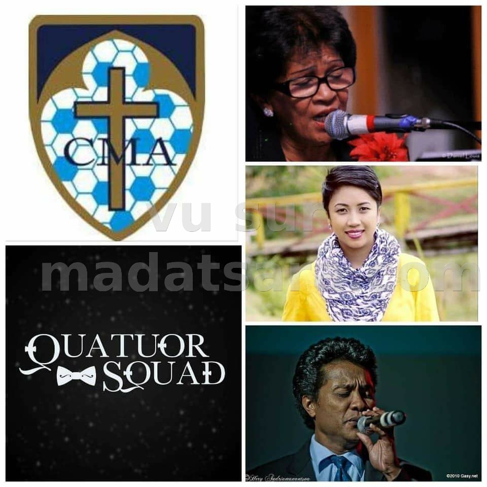 Quator Squad, Njakatiana, Inah, Fanja Andriamanantena chantent Bessa ...